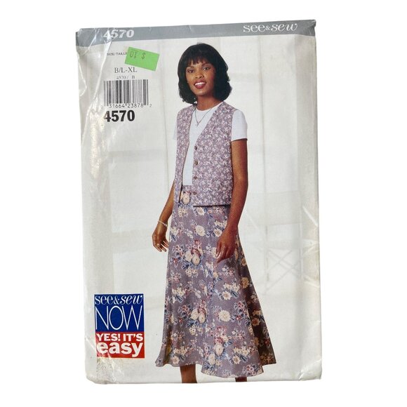 Butterick | Other | 9s Butterick See And Sew B4570 Sewing Pattern Size ...